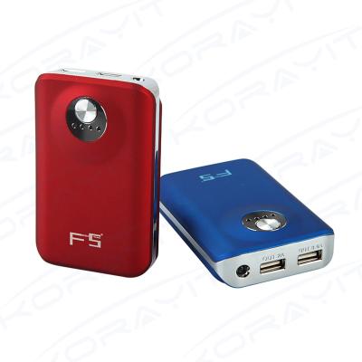 China Gran Jefe peces de plástico portable de la energía 7800mAh Banco, Doble USB, Power LED Linterna en venta