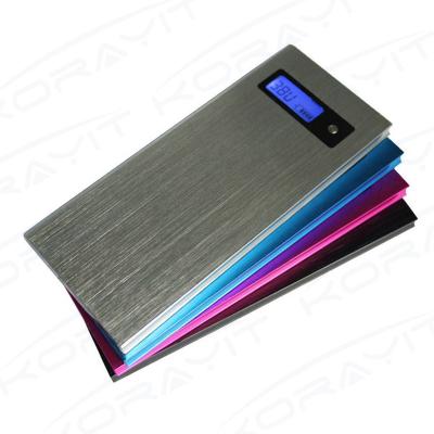 China banco recargable de aluminio del poder 8000mAh con la pantalla LED, regalos promocionales en venta