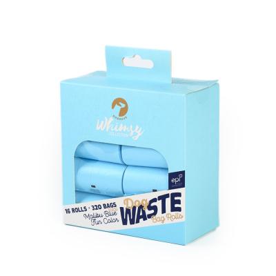China Leakproof Biodegradable Plastic Dog Waste Bags Bulk 9 x 13 Inches for Eco-Friendly Pet Waste Disposal for sale