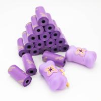 Quality Ecofriendly Dog Poo Bag Rolls For Pet Waste Bags Bulk Tear Resistant for sale