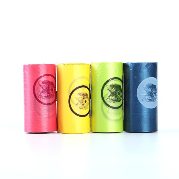 Quality Disposal Bulk Dog Poop Bag Drawstring Closuretype Custom Printed for sale