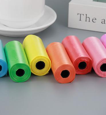 China Leakproof Compostable Pet Waste Bags with Drawstring Closure and 9 x 13 Inches Size for Eco Friendly Disposal for sale