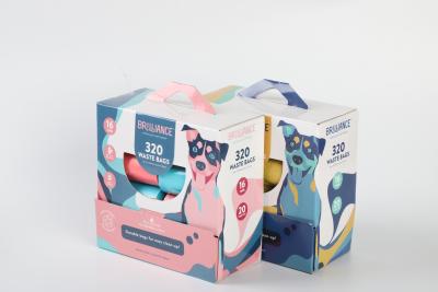 China Unscented Biodegradable Pet Waste Bags with Drawstring Or Tie Closure and Customizable Size for Eco-Friendly Disposal for sale