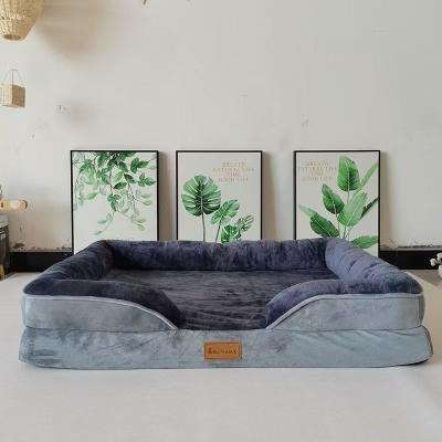 China Oval Medium Size Custom Dog Bed Furniture Non Slip Bottom for sale