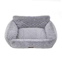 China High Durability Oval Custom Memory Foam Dog Bed Machine Washable for sale