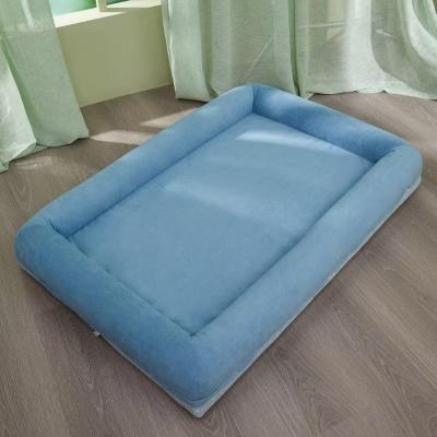 China Removable Cover Medium Size Custom Luxury Dog Beds Memory Foam Cushion Comfortable Durable for sale