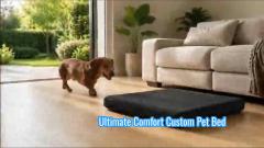 black pet bed