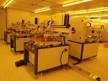 China High Precision PCB screen printing machine with Guide Rail Equipped for sale
