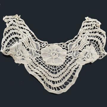 Cina Il ricamo del cotone di Dyeable lavora all'uncinetto il collare staccabile del pizzo per i vestiti in vendita