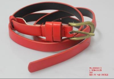Cina Cinghie ROSSE su misura dell'unità di elaborazione del panno per la cinghia di cucito di porpora dell'unità di elaborazione di larghezza 1.4cm della donna in vendita