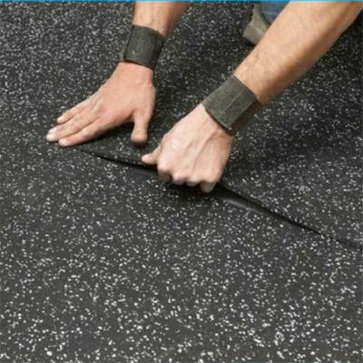China Heat resistant sound insulation 1-12mm thick rubber floor roll rubber mat for sale