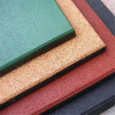 China Safety Outdoor Rubber Tile Rubber Flooring Rubber Mats For Garden for sale