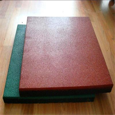 China Anti-fatighue no-pollution rubber tile flooring tiles for playground for sale