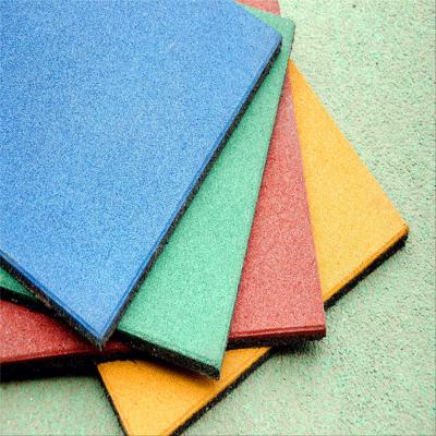 China Henan hot-sale recycled no-pollution school playground rubber floor mat for sale for sale