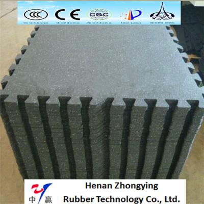 China New style long service life anti-slip rubber flooring gym rubber mat for sale