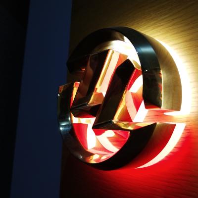 Cina La lettera di Manica retroilluminata di acciaio inossidabile firma la profondità 4000K di 40mm in vendita