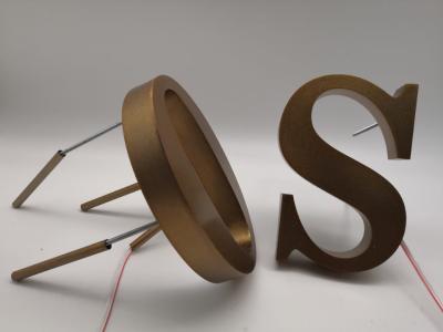 Cina La lettera di Manica retroilluminata di acciaio inossidabile firma la profondità 4000K di 40mm in vendita