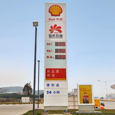 Cina Contrassegno all'aperto illuminato di Logo Pylon Advertising Signs 8000mm Wayfinding in vendita