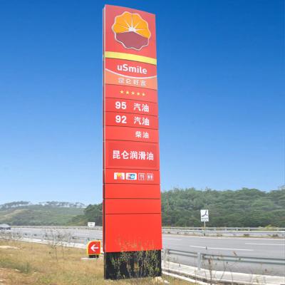 Cina acciaio inossidabile di alluminio/del pilone di 7500mm del segno acrilico del monumento per la pubblicità in vendita