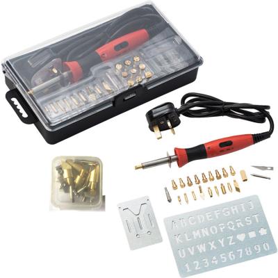 China Professional Wood Burner Tool Kit 37pcs Pen Pyrography Wood Burning Tool in Amazon Wood Burning Kit FK-060B-6 zu verkaufen