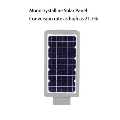 Cina iluminazioni pubbliche alimentate solari 100W tutto di 3000K 1300lm LED in un sensore di moto in vendita