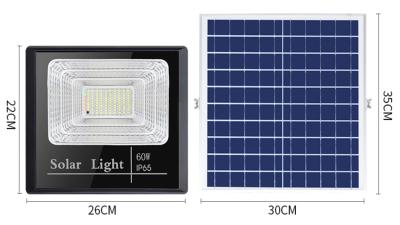 China 100m2 Outdoor Solar Powered LED Light  , 25W 1880lm Solar Panel Flood Light Motion Sensor for sale