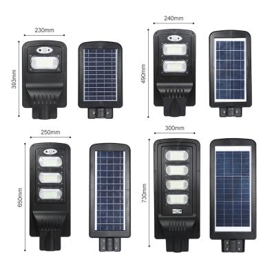 Cina 1300Lm 64WH all'aperto ha condotto l'iluminazione pubblica solare, iluminazione pubblica della batteria solare di RoHS in vendita