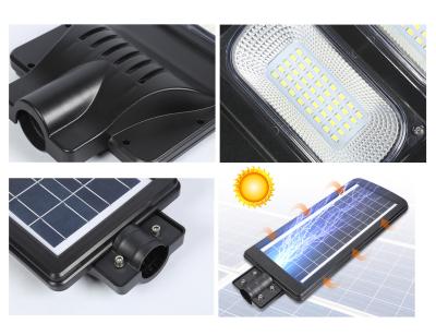 Cina 1300Lm 64WH all'aperto ha condotto l'iluminazione pubblica solare, iluminazione pubblica della batteria solare di RoHS in vendita