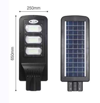Cina materiale solare 250x65x650mm dell'ABS della luce di 60W 1300LM 120PCS LED all'aperto in vendita