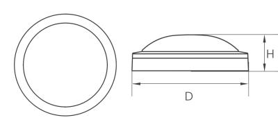 Cina IP65 luce montata di superficie 18W della paratia del giro LED in vendita