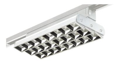 Cina Riflettori della pista di IP20 8500lm LED con tre teste regolabili in vendita