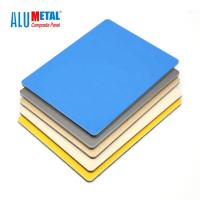 China Outdoor PVDF Aluminum Composite Panel Brushed Surface Material Cladding 4mm for sale