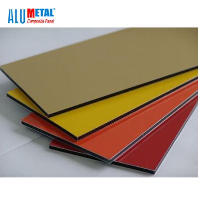 Cina strato composito di alluminio 5mm AA1100 del pannello di PVDF spazzolato 1220x2440mm in vendita