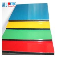 China 1500mm Facade Mirror Aluminium Composite Material Panel LDPE Core 10mm for sale