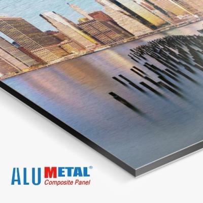 China 0.3mm Nano Aluminium Plastic Samengestelde Comité Bekleding 1220x2440 Mm Openlucht Te koop