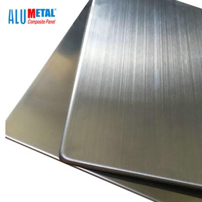Cina I pannelli di rivestimento compositi di alluminio decorativi del PE di 1000MM rivestono l'acciaio inossidabile 6mm FEVE in vendita