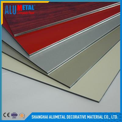 Cina Strato composito di alluminio decorativo di PVDF per il rivestimento della parete in vendita