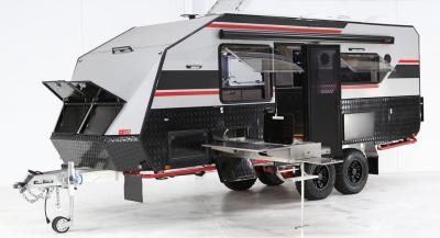 China Kleine offroad hard top camper trailer ruime badkamer binnenruimte for sale