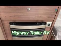 Hard top camping trailer RV wegtrailer eenvoudige decoratie stijl rijke configuratie
