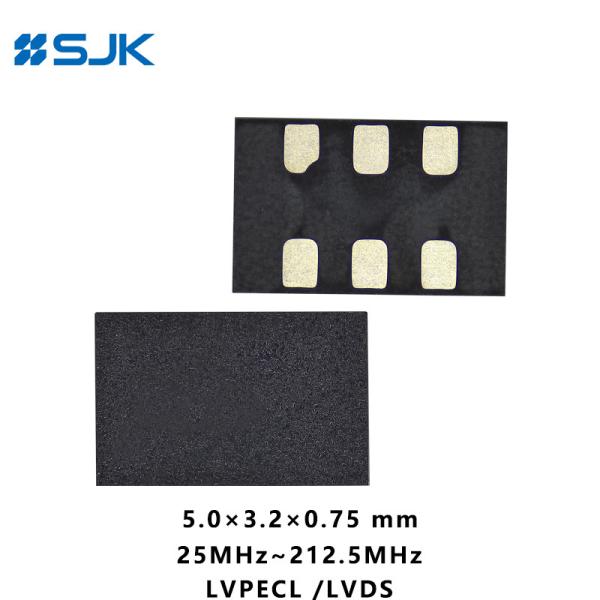 SMD 5032 Προγραμματισμός MEMS LVDSL Διαφορετικός ταλαντωτής με 6Pads Υποστήριξη 1-220MHz 2.25-3.63V