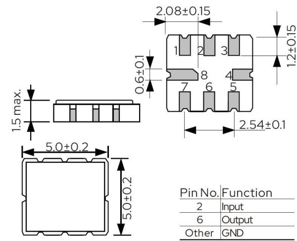 SMD QCC8C SAW Filter 5.0 X 5.0 For Stable And Accurate Frequency Filtering SGS