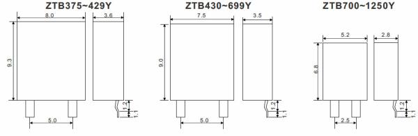 Series ZTB DIP SMD Type Ceramic Resonator With Frequency Stability Of Plusmn 0.3%