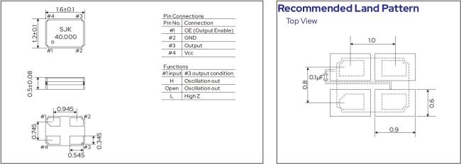 SMD1612-Crystal-Oscillator-Dimension