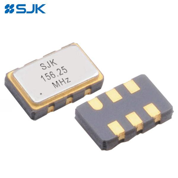 SMD 5032 LVPECL Διαφορετικός ταλαντωτής εξόδου 6 πινών με 2,5V ή 3,3V για συσκευή επικοινωνίας