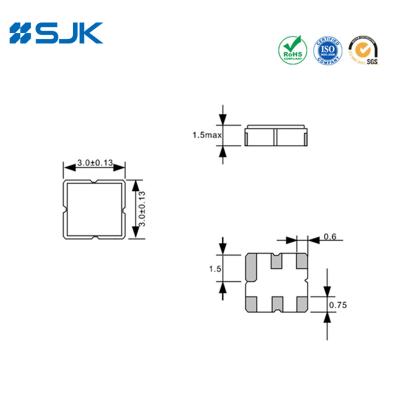 China 433.92MHz ±75KHz Saw Resonator DCC6C in Small 3*3mm Size for Wireless Communication for sale