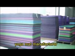 Anti-deslizamiento NBR 15 mm extra grueso colchones de yoga con correa de hombro