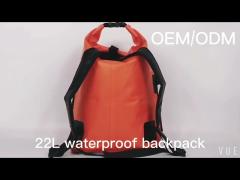 Logo personnalisé Mochila de montañismo wasserdicht 500D PVC Tasche OEM