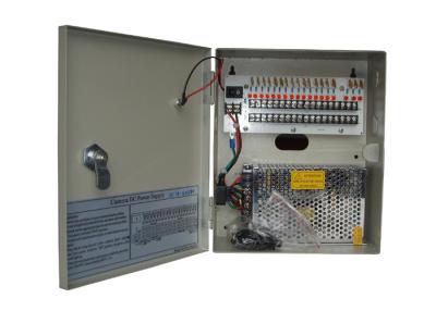 China LED 12 Volt DC CCTV Power Supply Box 120W For Security Camera , Wall-Mounted for sale
