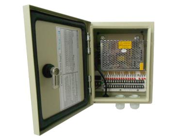 China Waterproof CCTV Power Supplies , 18 Channel 120 Watt Power Supply 12VDC for sale