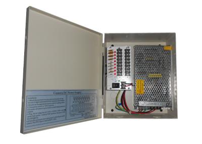 China 8 Channel LED 12Volt DC Switch Mode CCTV Power Supply Box For Security Cameras for sale